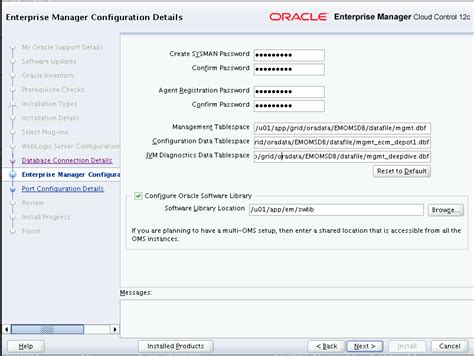 Remote Oracle Database Support Installing Oem 12c On Linux