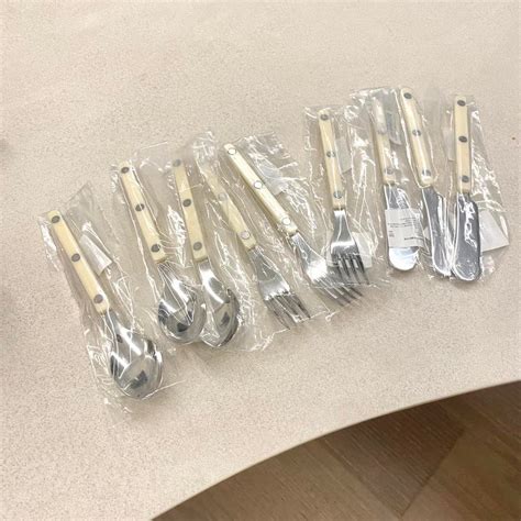 사브르 커트러리 아이보리 미개봉 티스푼 케이크포크 버 세컨웨어헬로마켓