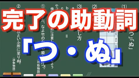 完了強意 ぬ