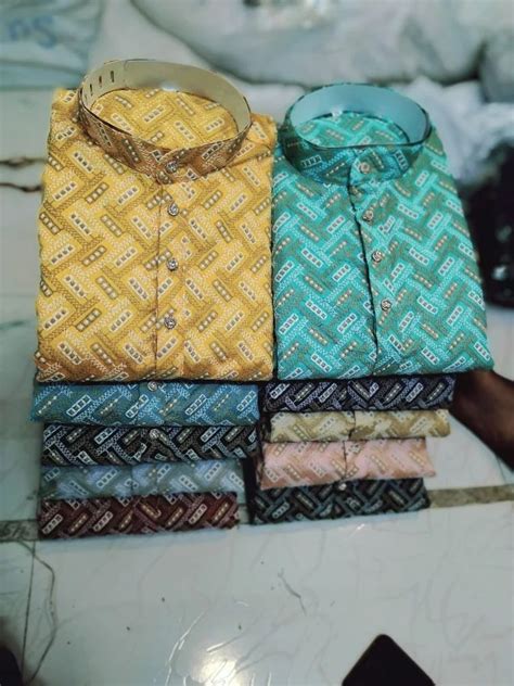 Cotton Mens Chicken Kurta At ₹ 550piece In Ichalkaranji Id