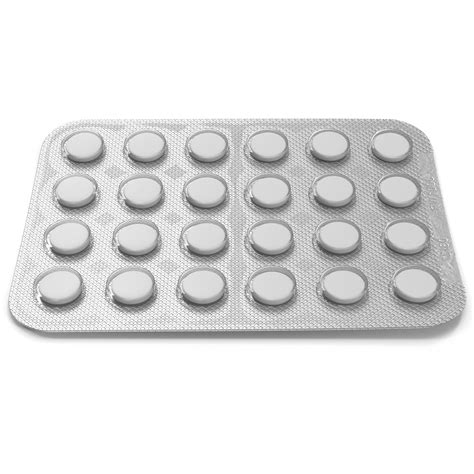 둥근 알약 물집 팩 3d 모델 29 C4d Max Obj 3ds Ma Free3d