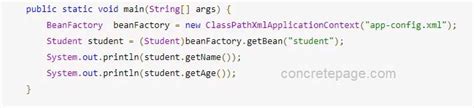 Spring Beanfactory Example