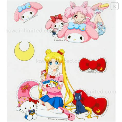 Japan Sanrio Sailor Moon Cosmos Big Clear Sticker A Kawaii Limited
