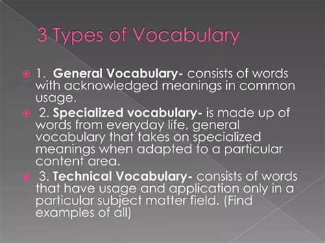 Developing Vocabulary And Concepts Pptx