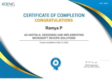 ramya palani on linkedin successfully completed designing and implementing microsoft devops…
