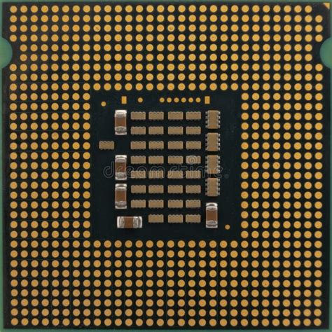 Computer Cpu Processor Chip Stock Image Image Of Microchip Chip