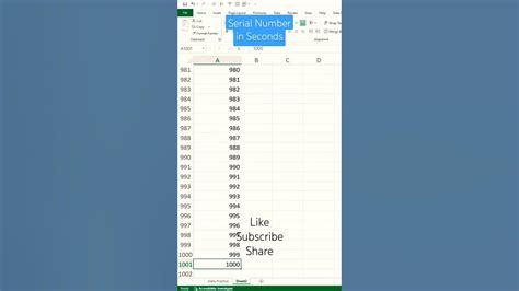 Series In Seconds In Ms Excel Msexcel Excel Exceltricks Exceltips Exceltutorial