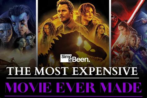 The 10 Most Expensive Movies Ever Made Ranked By Budget