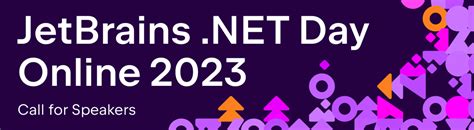 Jetbrains Net Day Online Call For Speakers The Net Tools Blog