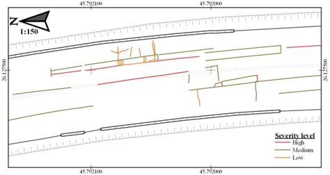 The Map Of Longitudinal And Transverse Cracks Download Scientific Diagram