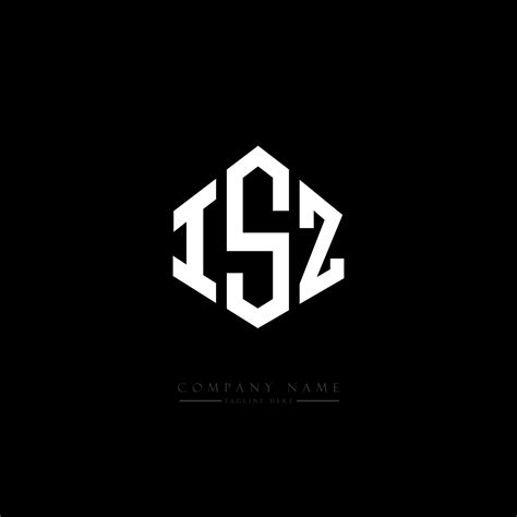 Isz Letter Logo Design With Polygon Shape Isz Polygon And Cube Shape