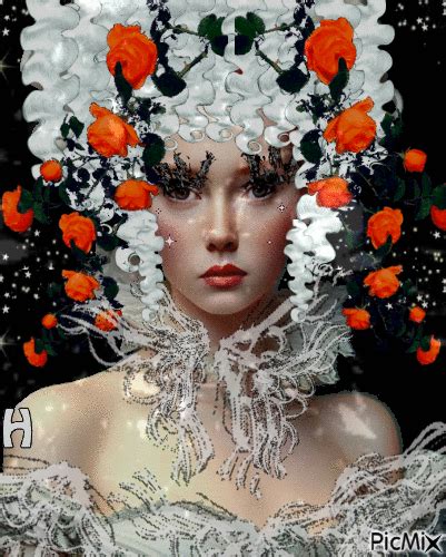 Дама Бесплатный анимированный гифка Picmix