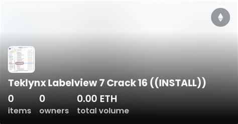 teklynx labelview 7 crack 16 install collection opensea