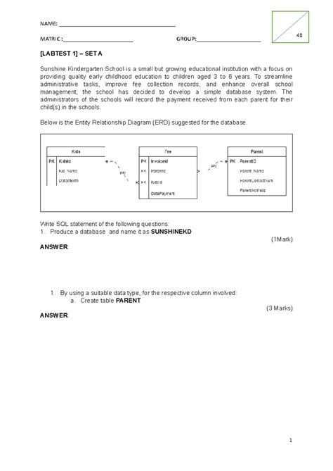 Ict200 Lab Test Practice Name