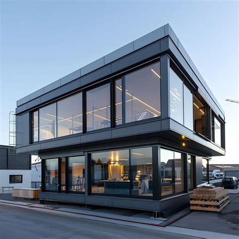 Premium Photo Prefabricated Building Components