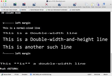 Terminal Emulator And Serial Console Client Software Zoc For Macos Screenshots