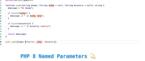 Php 8 Named Parameters Dev Community