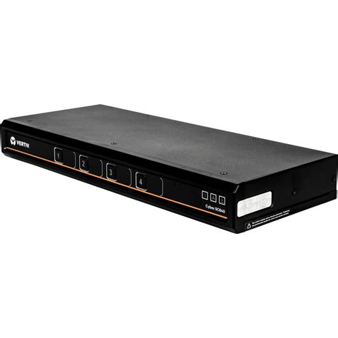 Vertiv Cybex Sc840 Secure 4 Port Kvm Switch Single Head Dvi I Dual