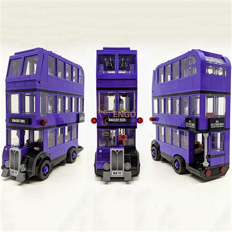 拼图拼搭75957哈利波特霍格沃茨骑士巴士公交车拼装中国积木玩具 虎窝淘