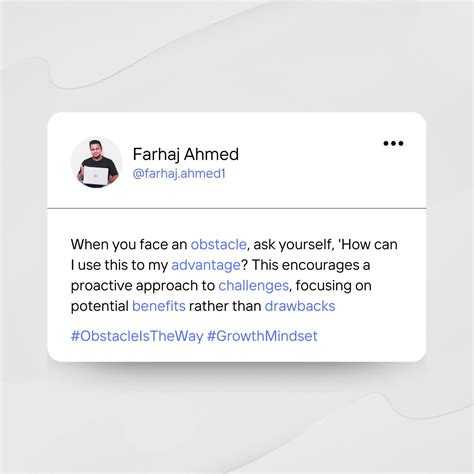 Farhaj Ahmed On Linkedin Obstacle Is The Way