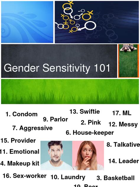 Gender Sensitivity Pdf Gender Gender Studies