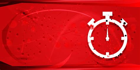 스톱워치 아이콘 디지털 기하학적 디자인 레드 배너 일러스트 0명에 대한 스톡 벡터 아트 및 기타 이미지 0명 그런지 이미지 기법 그림자 Istock