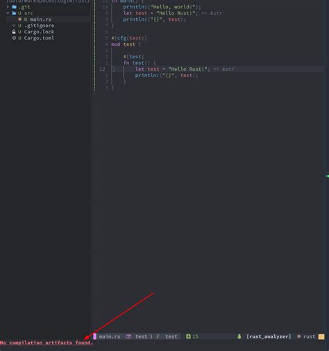 no compilation artifacts found · issue 324 · simrat39 rust tools nvim