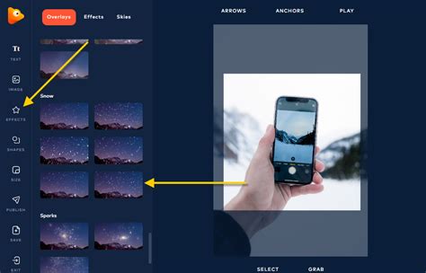 How To Create Snow Effects Inside A Device Photovibrance Io