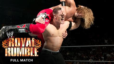 Full Match Edge Vs John Cena Wwe Title Match Royal Rumble 2006