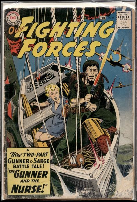 Our Fighting Forces 53 1960 Gunner And Sarge Comic Books Silver