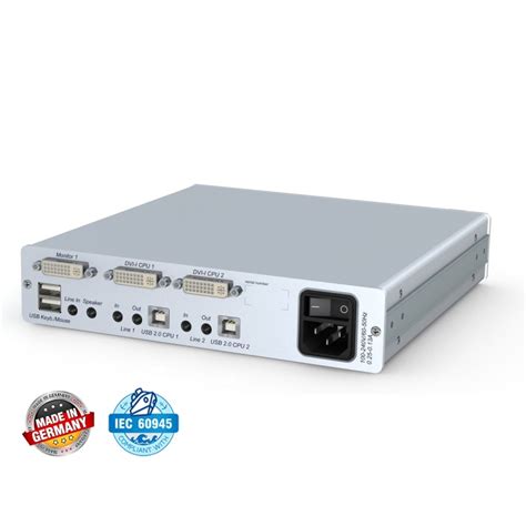 KVM Switches For Dual Link DVI K UltraHD And VGA Resolutions