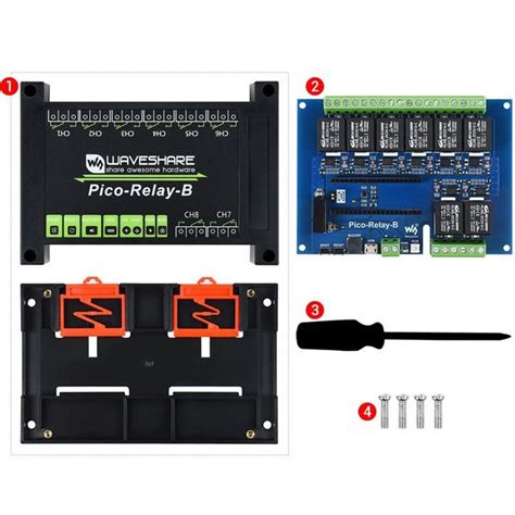 Bo Mạch Công Tắc 8 Cổng Cho Raspberry Pi Pico Relay B Homehass Việt Nam