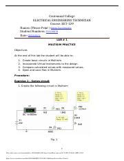 Master The Basics Of Multisim With Electrical Engineering Course Hero