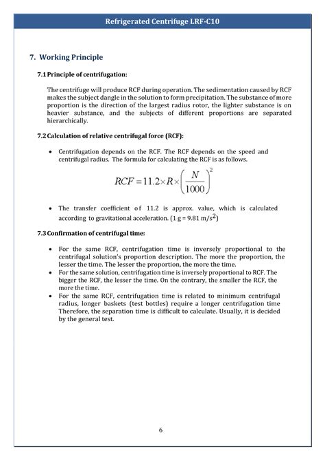 Refrigerated Centrifuge Lrf C10 Operating Manual Labtron