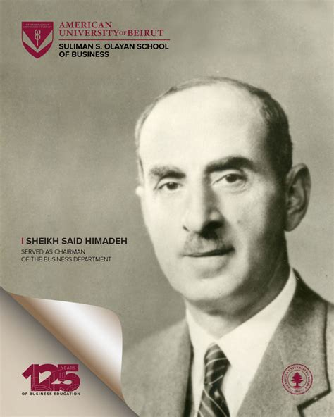Osb125 Aub Osb 125yearsofbusinesseducation Suliman S Olayan School Of Business At Aub