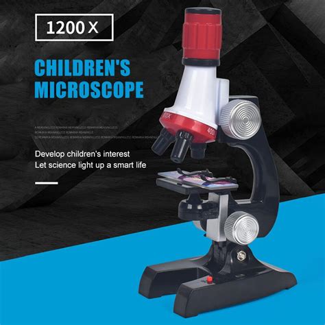 Microscope Kit Lab Led 100x 400x 1200x Home School Grandado