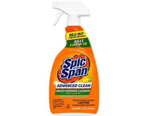 Spic And Span Advanced Clean Multi Purpose Cleaner Fresh Citrus Scent
