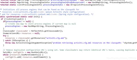 Error Creating Bean With Name Processengineconfiguration Defined In