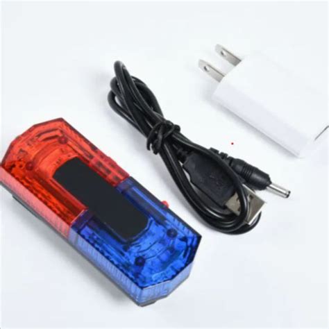 Mini Led Warning Strobe Flashing Shoulder Light For Traffic Guidance Working Time Hours