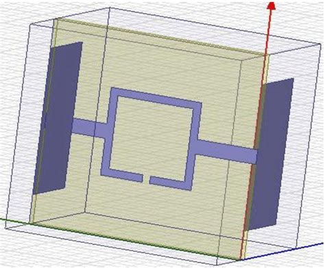 Microstrip Single Ring Srr Bsf Download Scientific Diagram