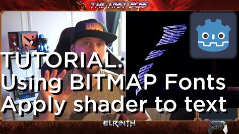 godot tutorial how to use bitmap fonts and how to apply shader to text youtube