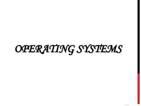SOLUTION Types Of Operating System Studypool SOLUTION Types Of Operating System Studypool
