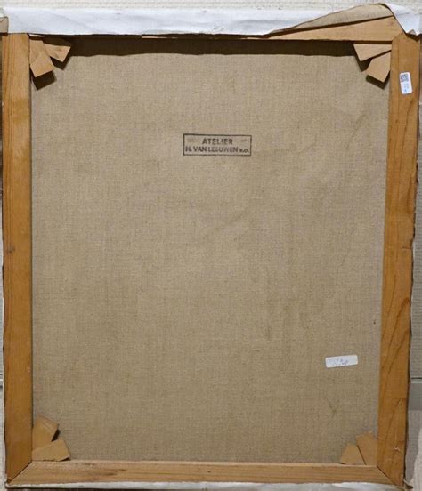 Sold Price Henk Van Leeuwen 1890 1972 De Zondeval Met Atelierstempel Op Verso Olieverf Op