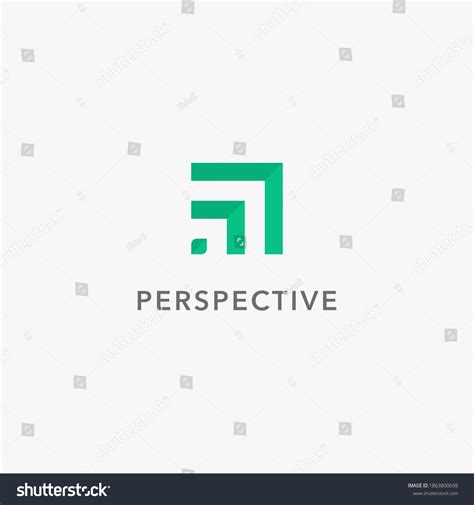Perspective Logo Design Vector Illustration Stock Vector Royalty Free 1863800698 Shutterstock