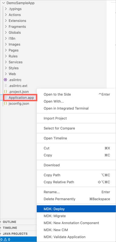 Start Your Mdk Application In The Editor Sap Tutorials
