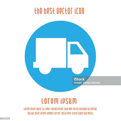 배달 트럭 벡터 아이콘 Eps 10 심플하 한 고립 된 실루엣 기호입니다 0명에 대한 스톡 벡터 아트 및 기타 이미지 0명 개념 개념과 주제 Istock