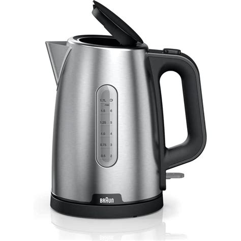 Braun Purshine Electric Kettle 17 Liter 2200 Watt Stainless Steel