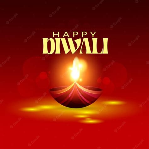 오일 램프가 있는 해피 디왈리 축제 랑골리가 있는 디왈리 휴일 배경 프리미엄 벡터