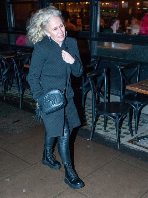 Lucy Benjamin Night Out In Soho 12 19 2022 Hawtcelebs