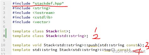 C模板编程（5） 实际运用模板：显式实例化（explicit Instantiation） Csdn博客